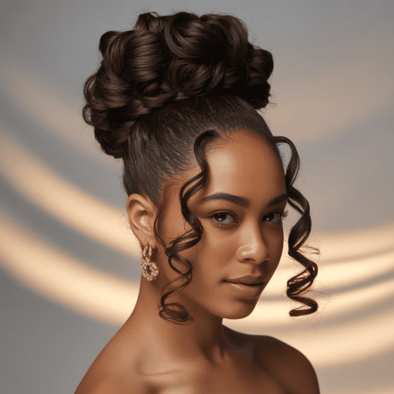 33 Updo Hairstyles for Black Women - Elderly Seniors Insight