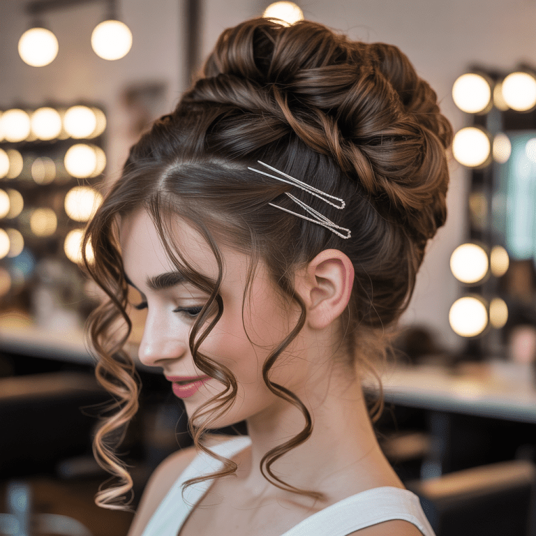 33 Updo Curly Hairstyles - Elderly Seniors Insight