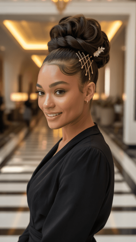 33 Updo Hairstyles for Black Women - Elderly Seniors Insight