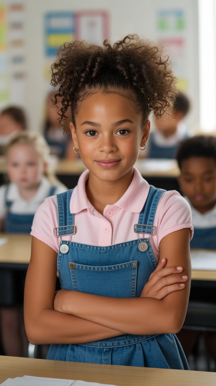 33 Trendy First Day of School Hairstyles for 5th and 6th Grade Girls ...